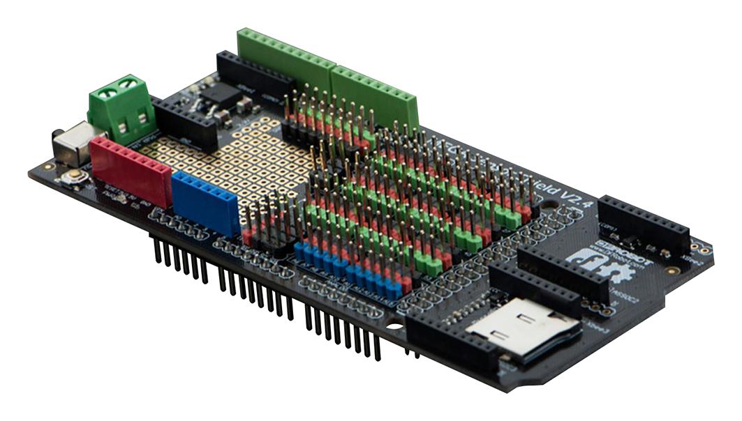 DFR0165 - Dfrobot - Add-On Board, I/O Sensor Arduino Shield, Mega Due