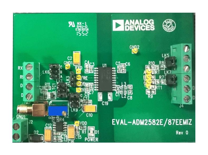 EVAL-ADM2587EARDZ - Analog Devices - Evaluation Board, ADM2587EBRWZ, RS485 Transceivers